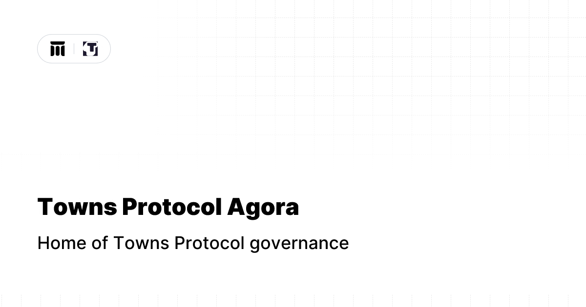 Towns Protocol Agora